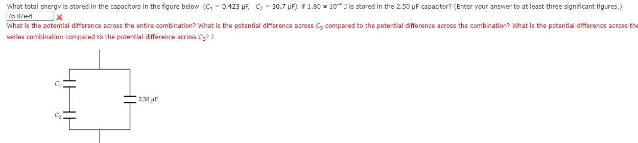 Solved x series combination compared to the potential | Chegg.com