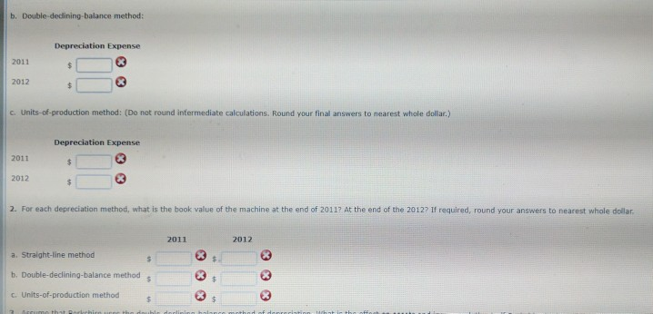 Solved Exercise 7-37 (Algorithmic) Depreciation Methods | Chegg.com