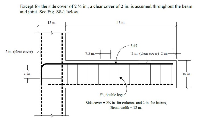 Solved For this problem you will determine if the #7 bars | Chegg.com
