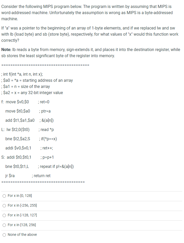 Solved Consider the following MIPS program below. The | Chegg.com Solved Consider the following MIPS program below. The | Chegg.com