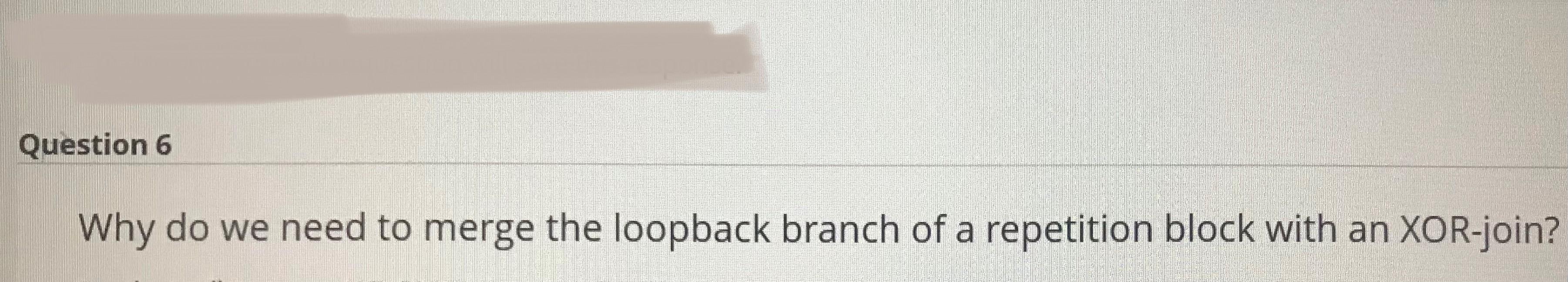 Solved Why do we need to merge the loopback branch of a | Chegg.com