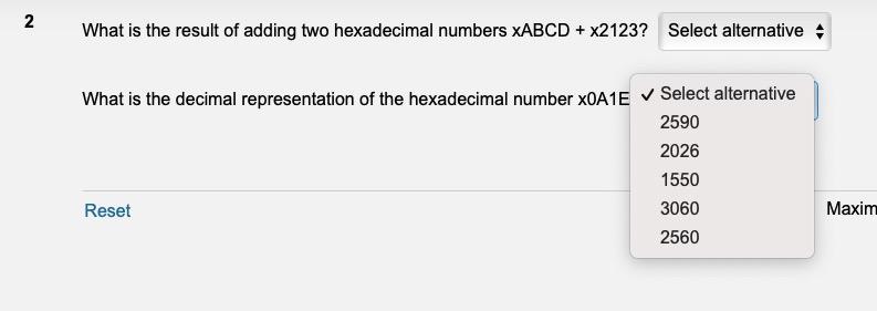 Solved N What is the result of adding two hexadecimal | Chegg.com