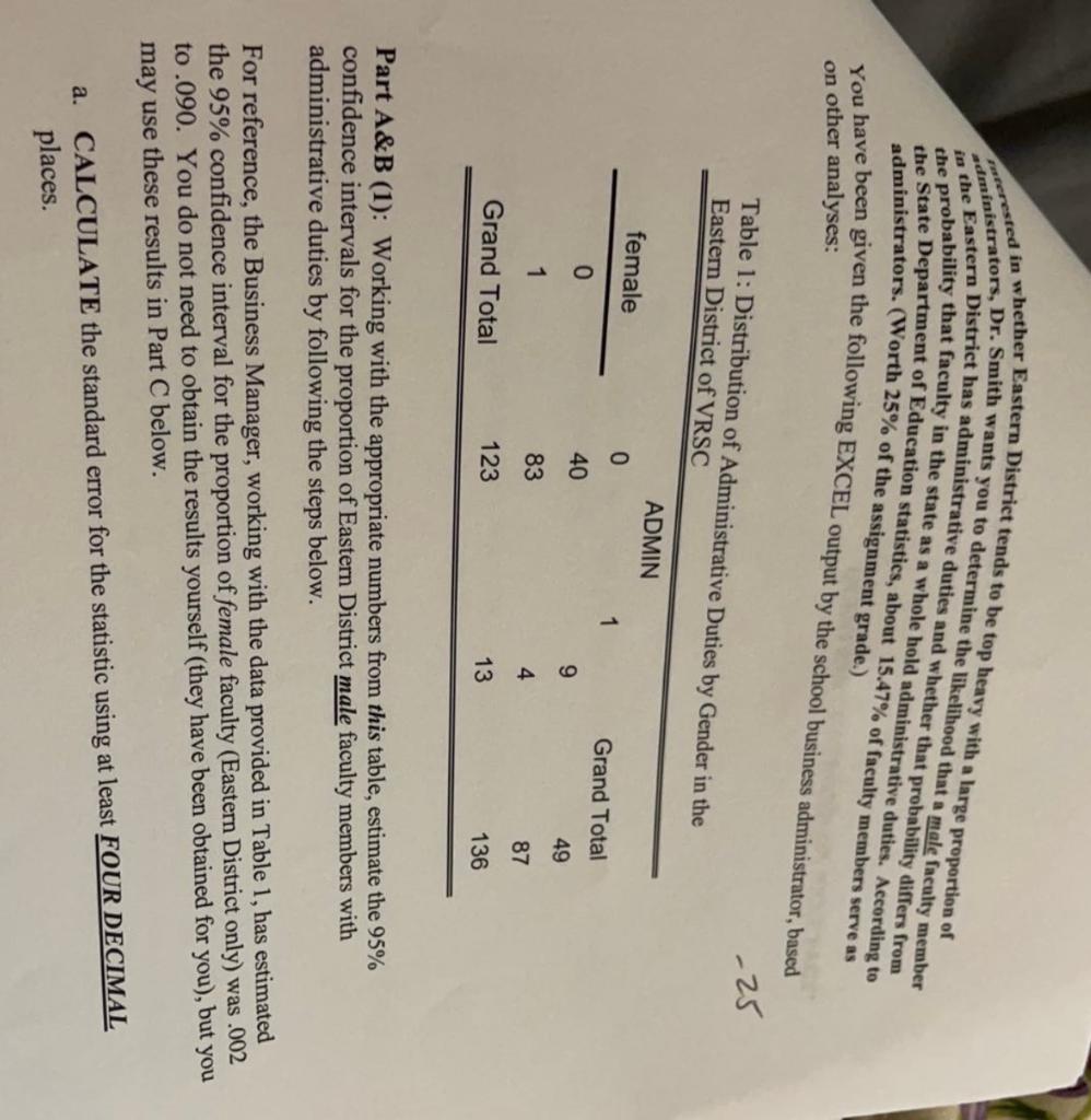 Solved Calculate the standard error for the statistic using | Chegg.com