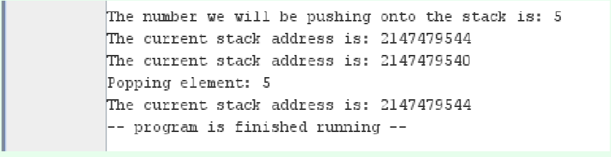 Solved In order to remove an item from the stack ﻿Move the | Chegg.com