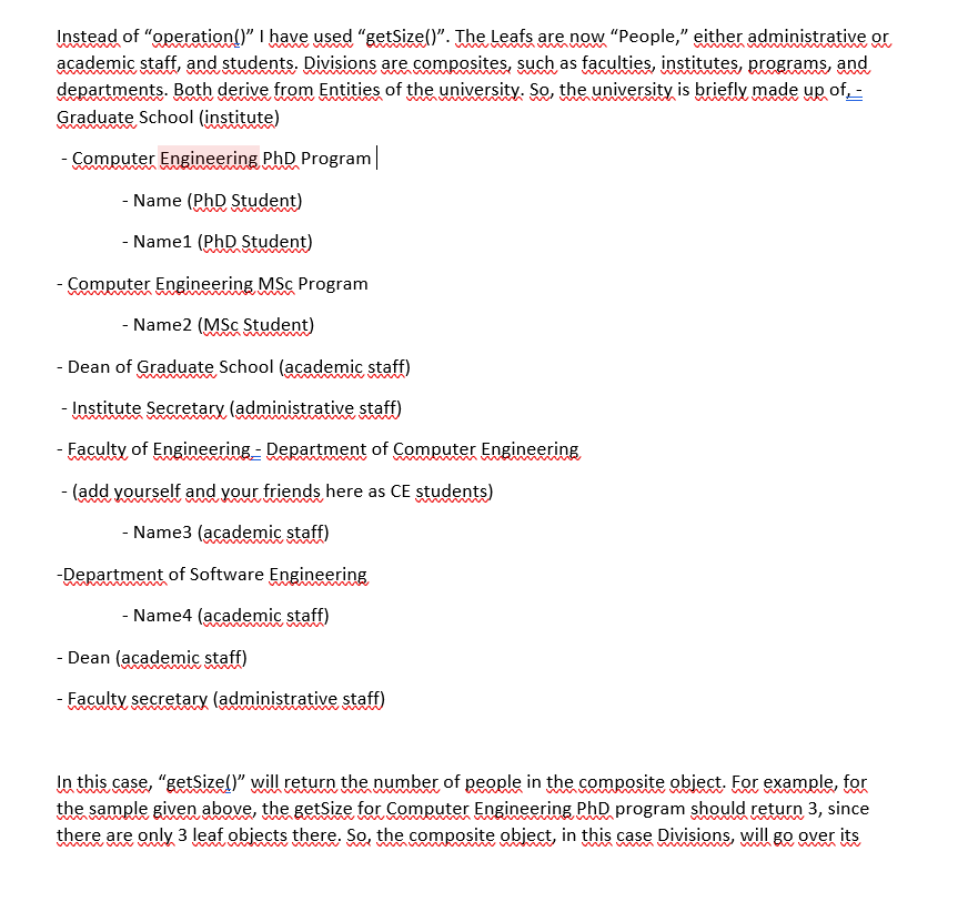 JAVA Composite Pattern. Here's the UML class diagram. | Chegg.com