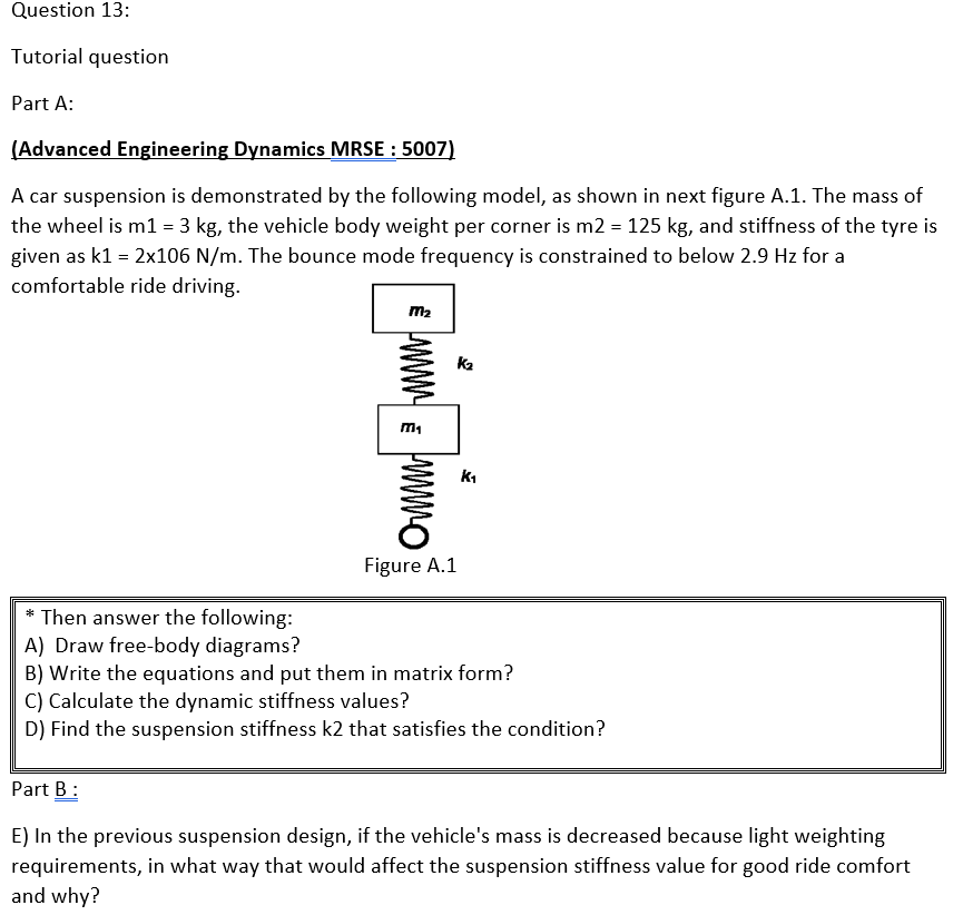 Solved Question 13:Tutorial questionPart A:(Advanced | Chegg.com
