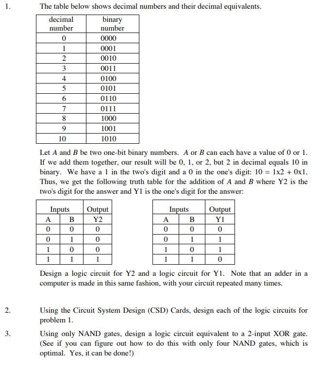 Solved 4. Logic gates may be used to translate binary | Chegg.com