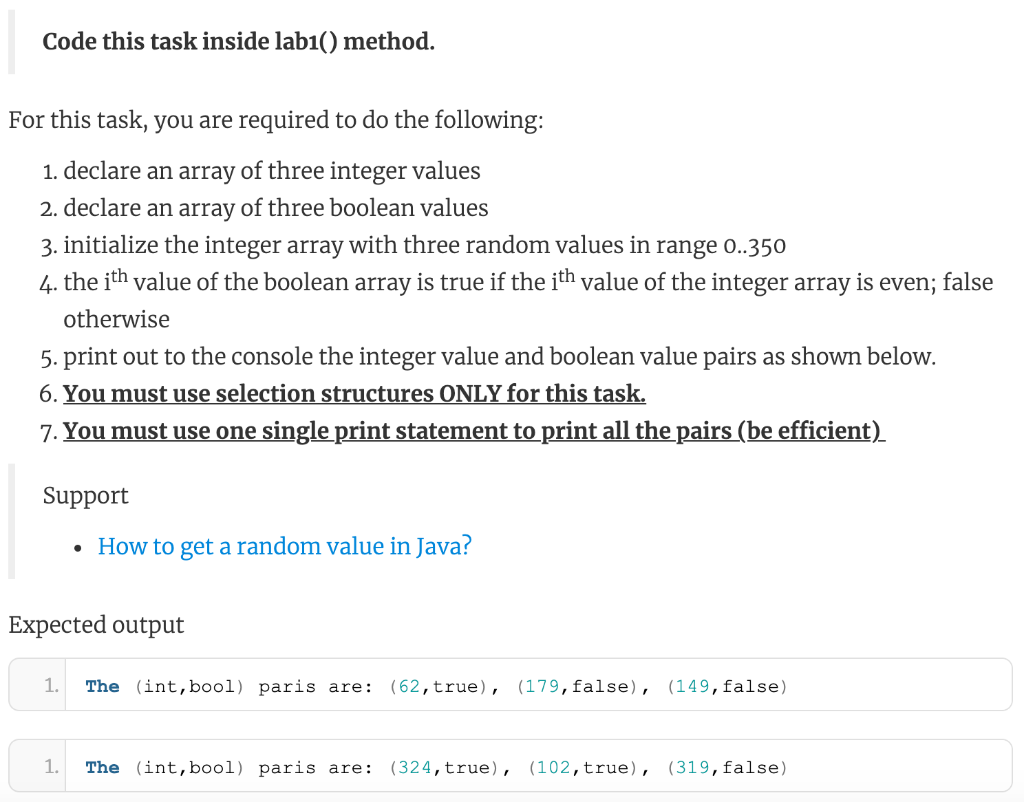 Solved Java code please and no loop repetition structure - | Chegg.com