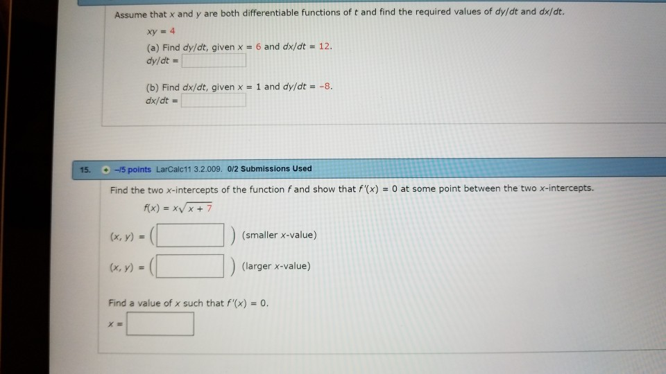 Solved Assume That X And Y Are Both Differentiable Functions