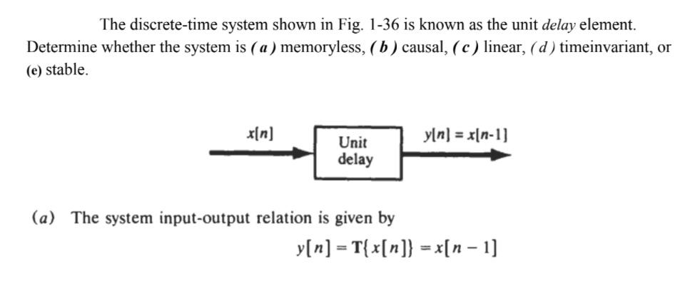 Solved Signals And Systems Q1 A A System Has The 