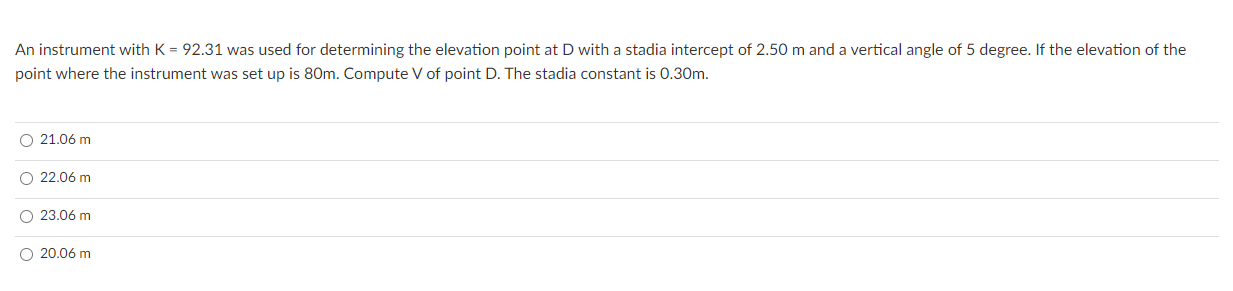 Solved An instrument with K = 92.31 was used for determining | Chegg.com