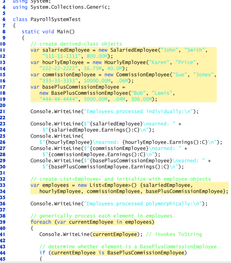 (Payroll System Modification) Modify the payroll | Chegg.com