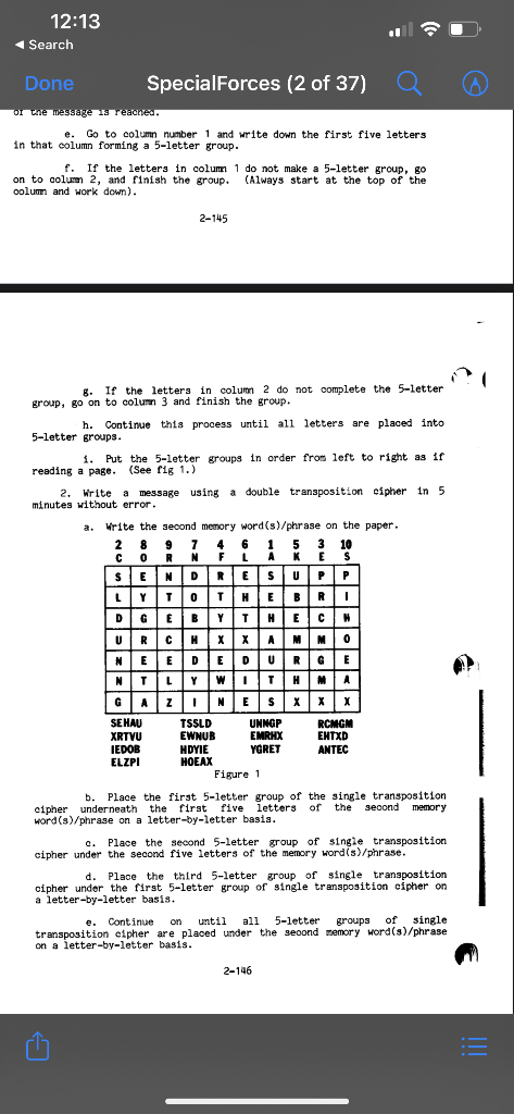 Solved PREPARE A DOUBLE TRANSPOSITION CIPHER CONDITIONS: | Chegg.com