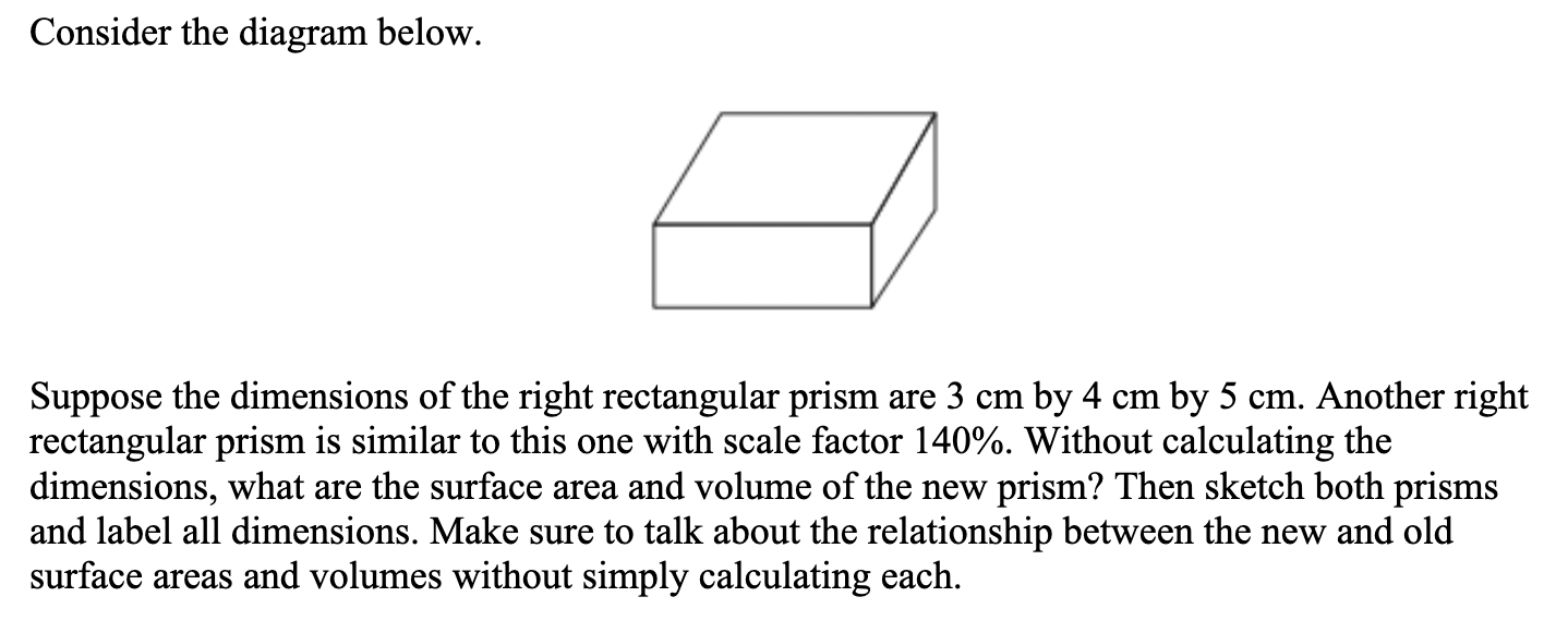Solved Suppose the dimensions of the right rectangular prism | Chegg.com