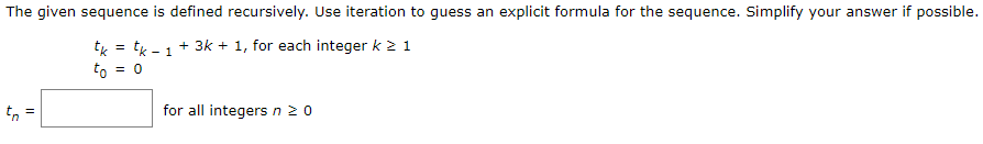 Solved Given the sequence is defined recursively. Use | Chegg.com