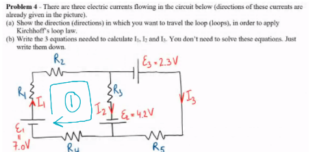Solved Problem 4 - There are three electric currents flowing | Chegg.com
