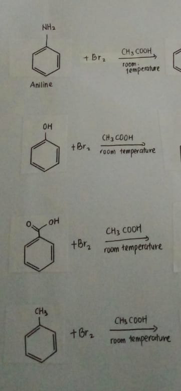 Solved Draw the major monobromination product/s for each of | Chegg.com