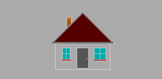 Solved write c++ glut/OpenGL program that draw house and | Chegg.com