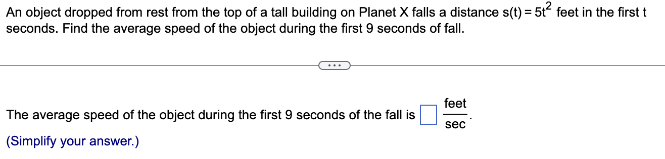 Solved An object dropped from rest from the top of a tall | Chegg.com