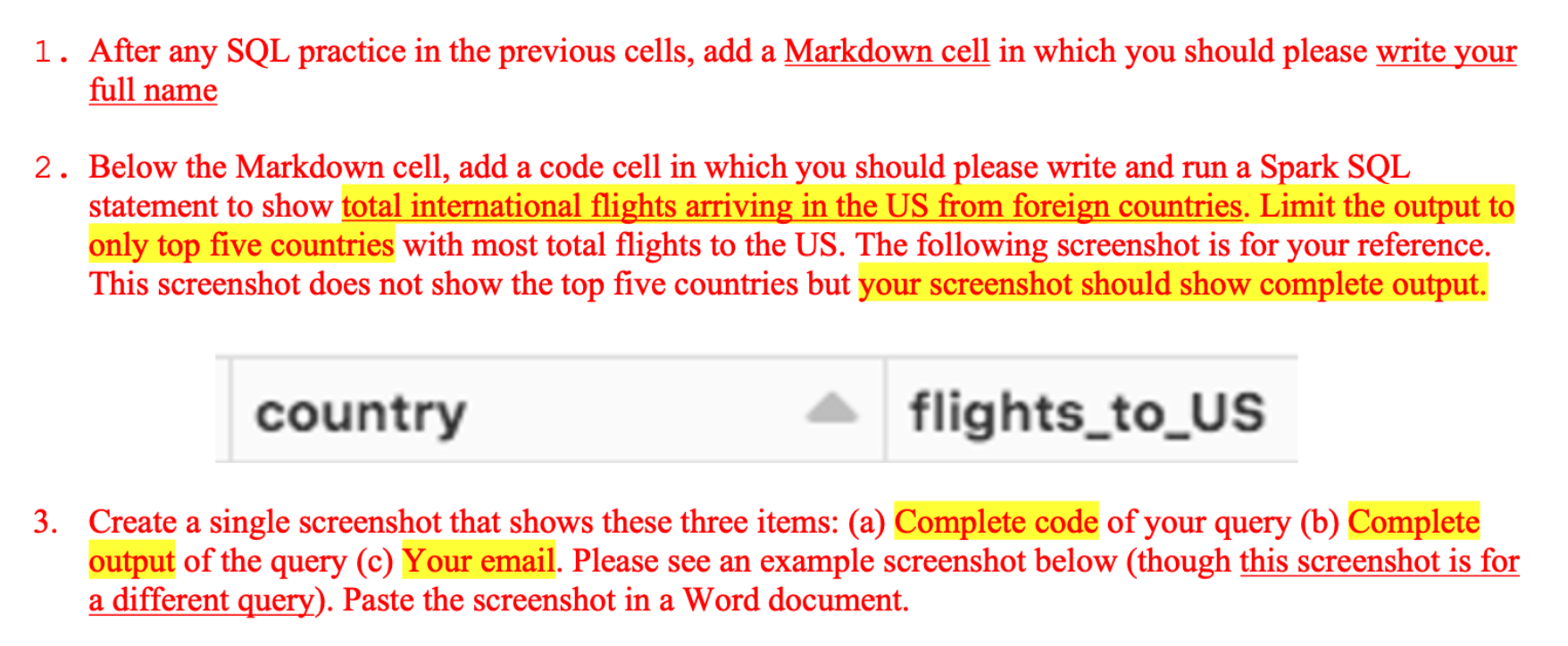 1. After any SQL practice in the previous cells, add | Chegg.com