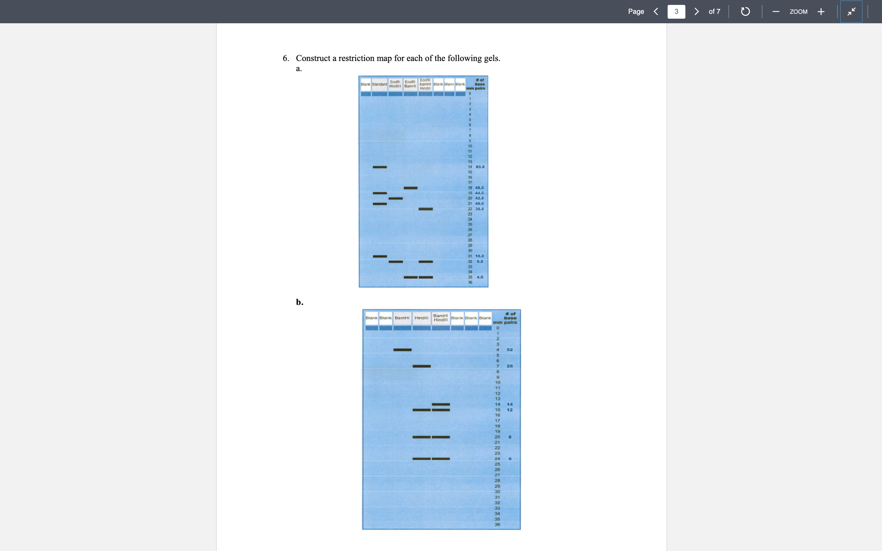 Solved 6. Construct a restriction map for each of the | Chegg.com