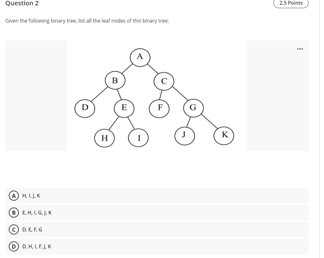 Solved Question 2 2 5 Points Given The Following Binary