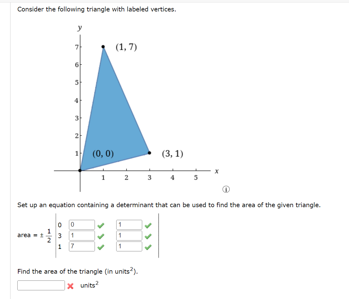 Solved Consider the following triangle with labeled | Chegg.com