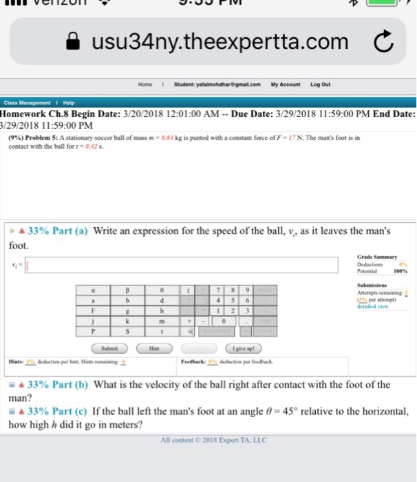 Solved a usu34ny.theexpertta.com C Home I Student | Chegg.com