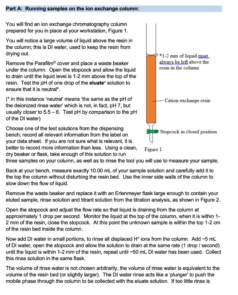 Pre-lab calculations: •Determine the volume of | Chegg.com
