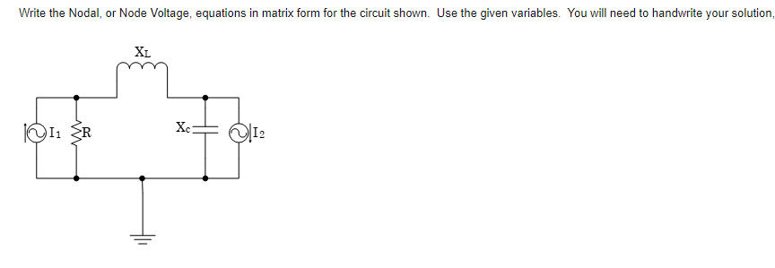 Solved Write the Nodal, or Node Voltage, equations in matrix | Chegg.com