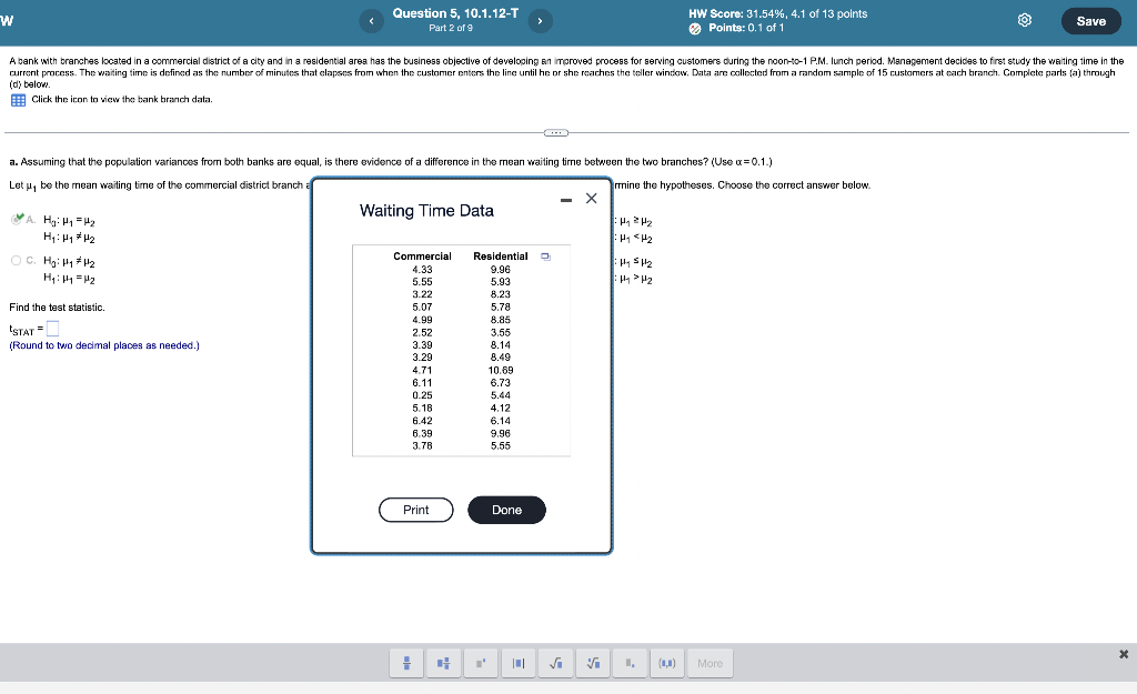 Solved (d) below, Click the ican to vew the bank branch | Chegg.com