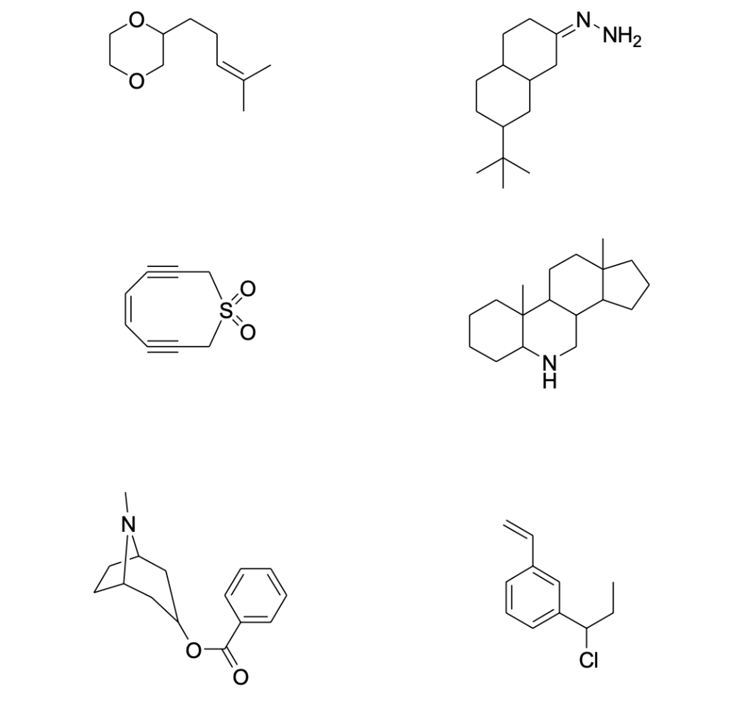 Give the molecular formula of each of the line-angle | Chegg.com