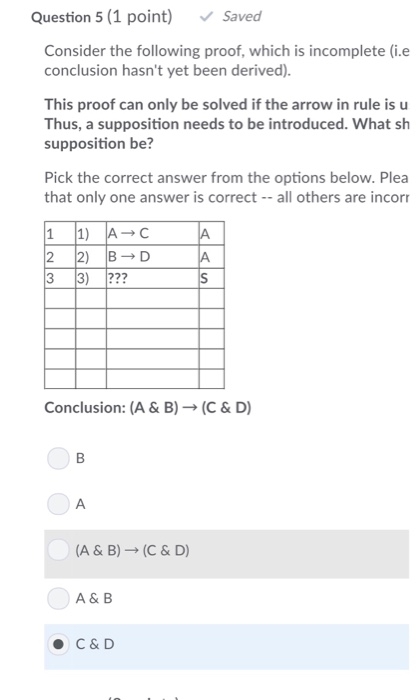 Solved Consider the following proof, which is incomplete | Chegg.com