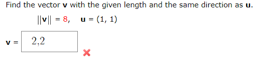 Solved Find || | || V ||, and || U + vll. u = (0, -1, 2, | Chegg.com