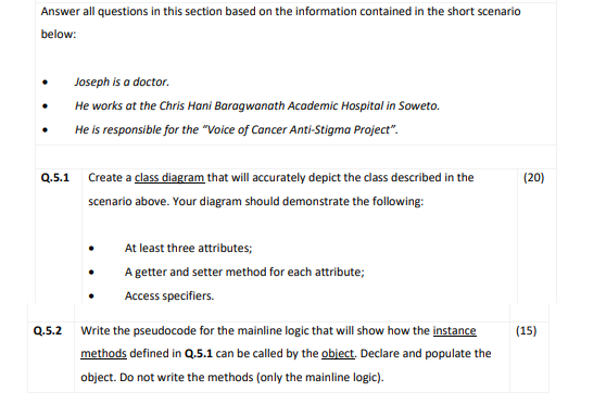 Solved Answer all questions in this section based on the | Chegg.com