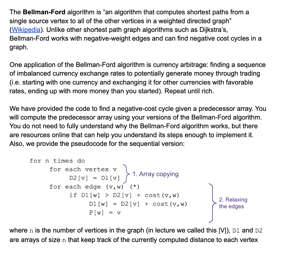 Solved This is a question of doing the Bellman-ford | Chegg.com