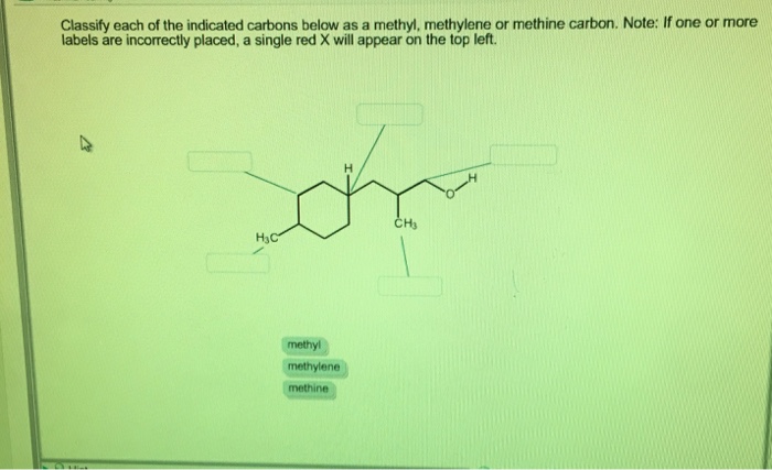 Solved Classify each of the indicated carbons below as a | Chegg.com