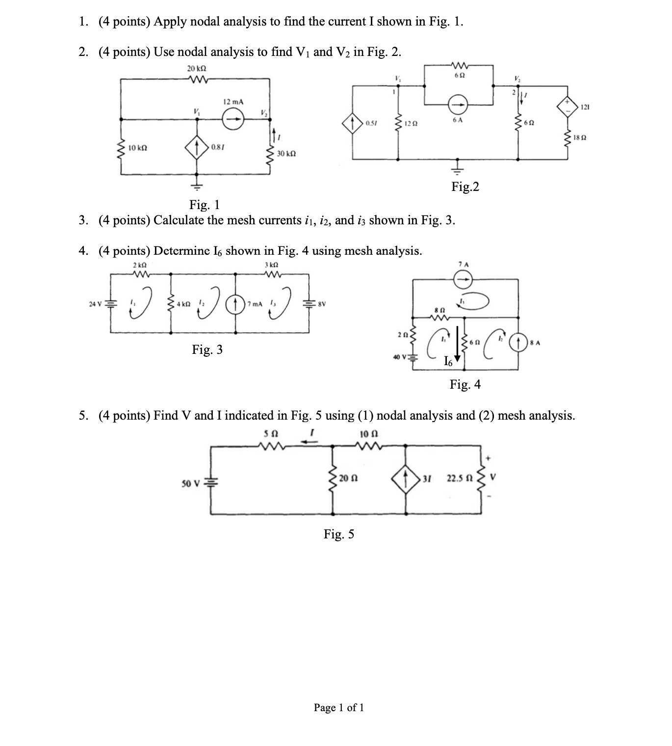 Solved Apply nodal analysis to find the current shown in | Chegg.com