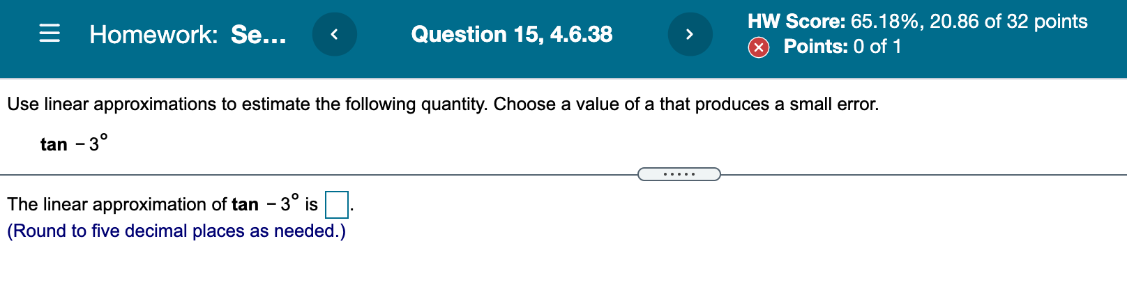 Solved Can you please use the linear approximation method to | Chegg.com