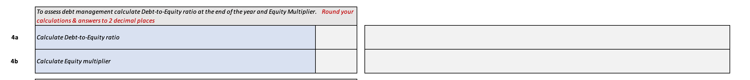 Solved I need help to determine the following; 4. For P & B | Chegg.com