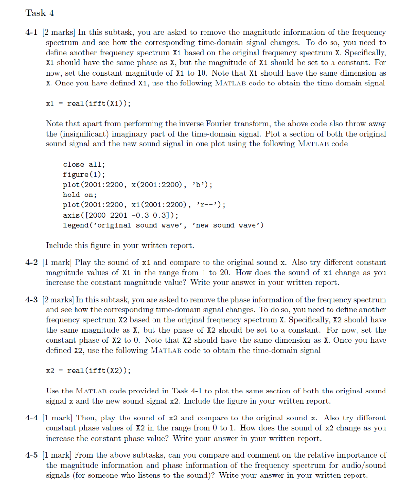 Solved Note: This is in MATLAB, please provide code with | Chegg.com