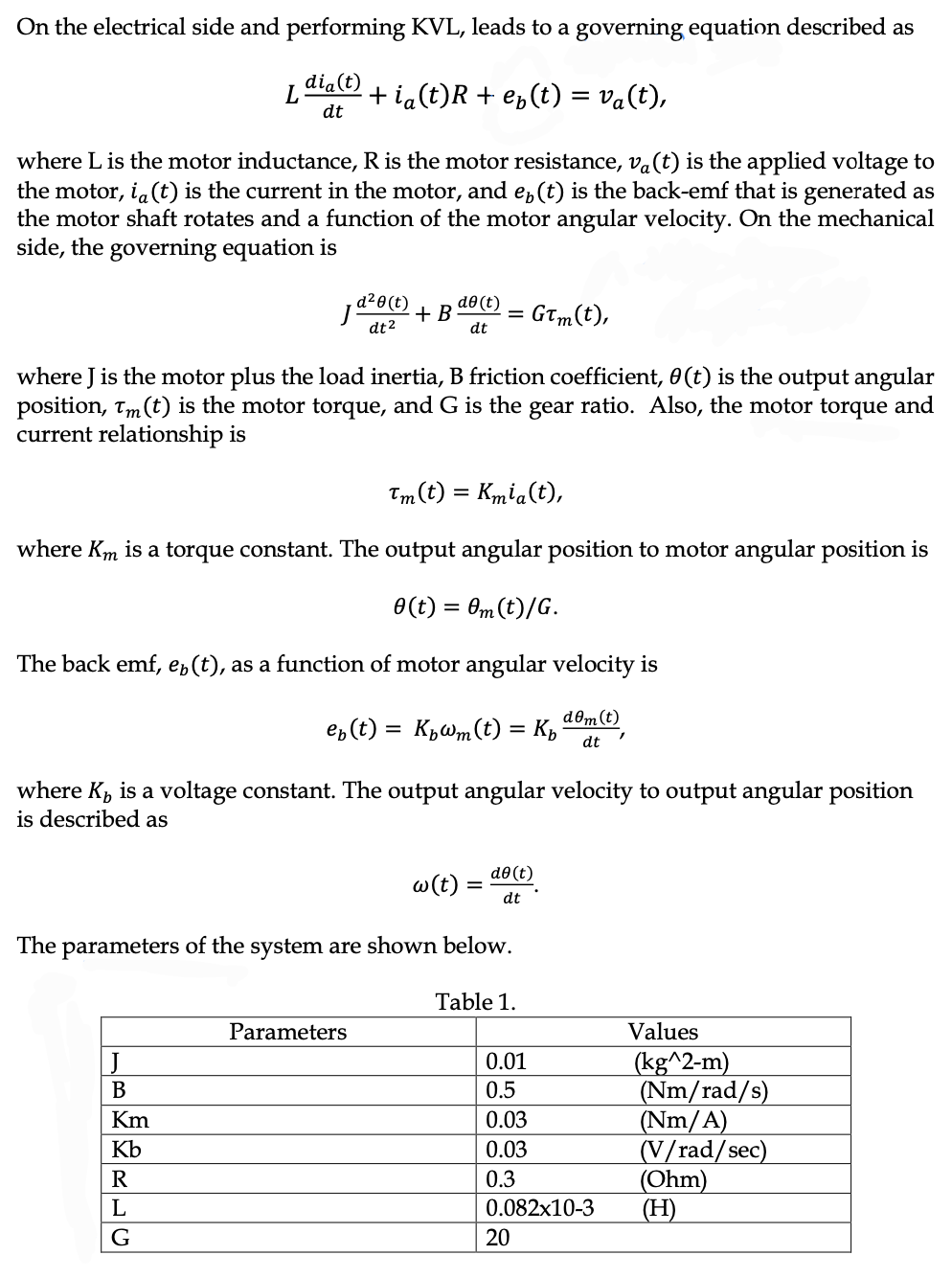 Solved Consider the system below Fig. 4: Position control | Chegg.com