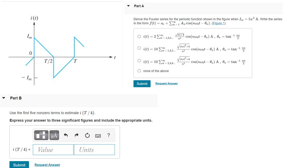 Solved Derive the Fourier series for the periodic function | Chegg.com