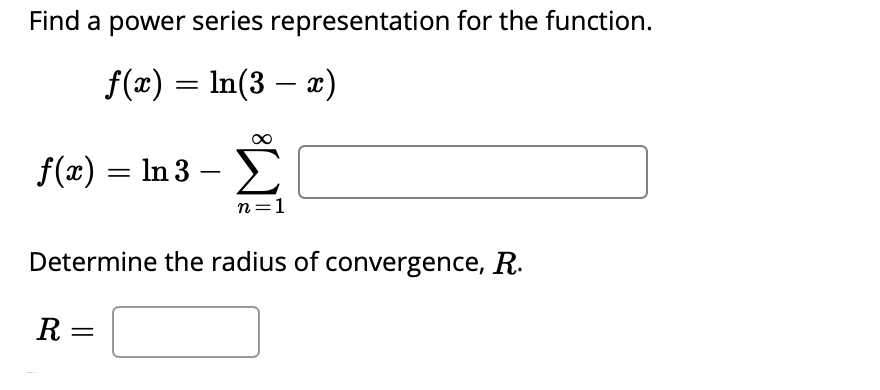Solved Find a power series representation for the function. | Chegg.com