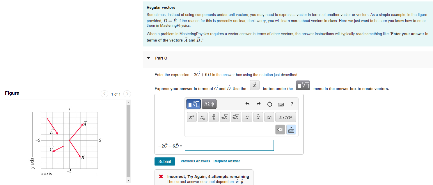 Solved Regular vectors Sometimes, instead of using | Chegg.com