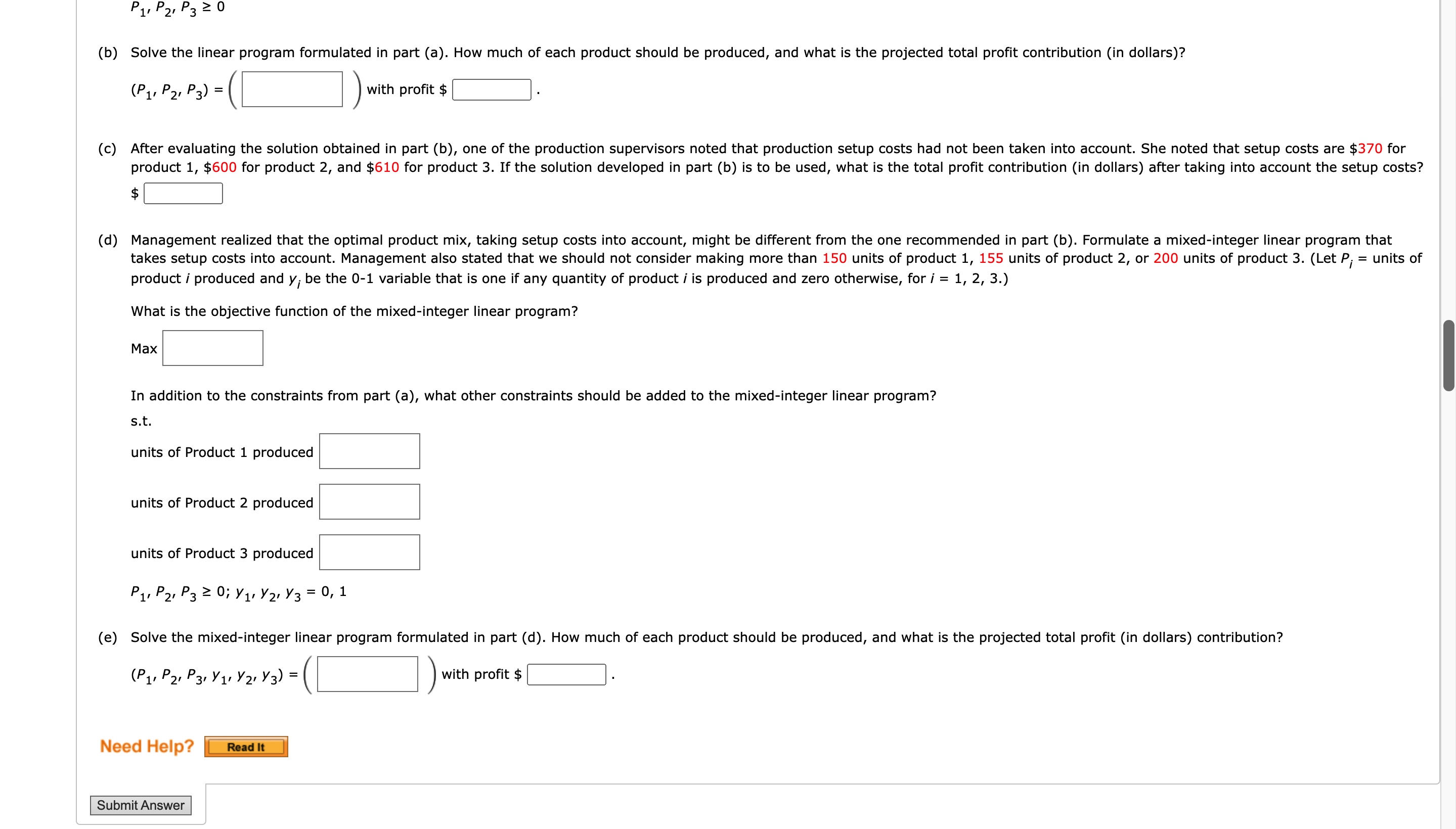 Solved −/20 Points] CAMMIMS16 7.E.011. product 2 , and $31 | Chegg.com