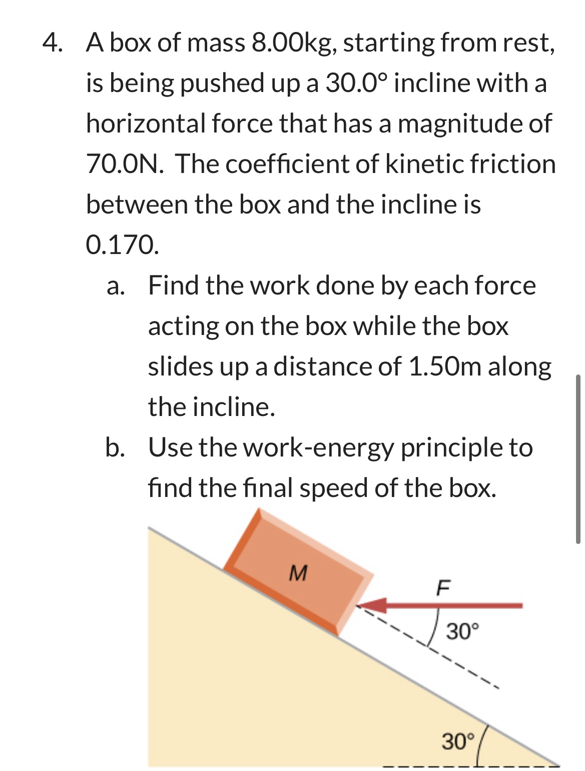 Solved A box of mass 8.00 kg, starting from rest, is being | Chegg.com
