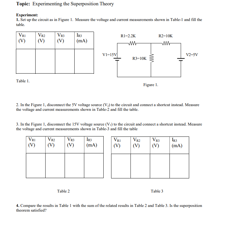 Solved Topic: Experimenting the Superposition | Chegg.com