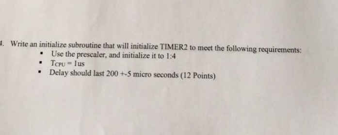 Solved . Write an initialize subroutine that will initialize | Chegg.com