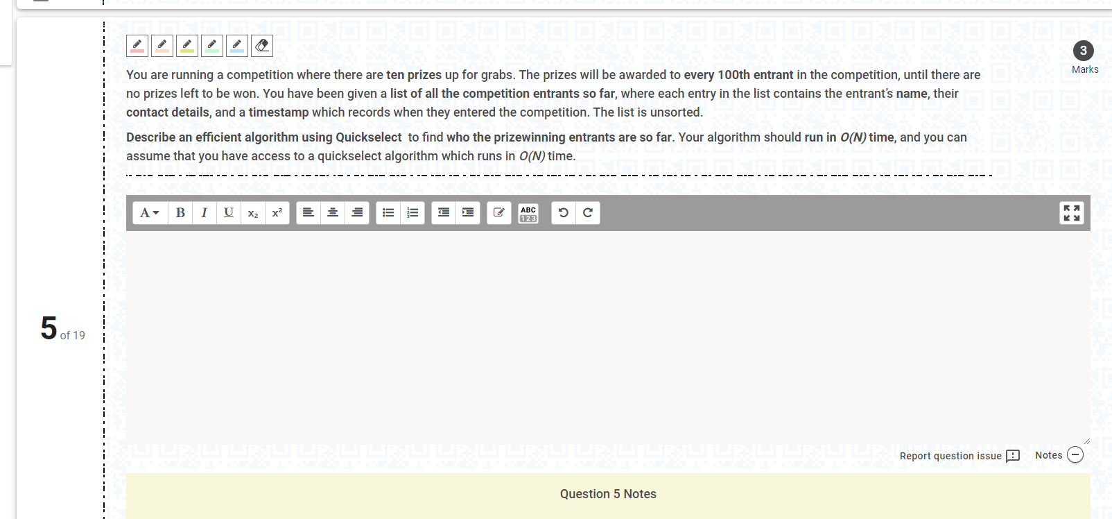 You are running a competition where there are ten | Chegg.com